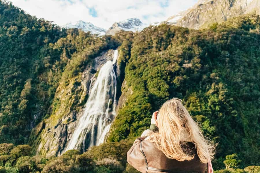 From Queenstown: Milford Sound Cruise and Coach Day Tour