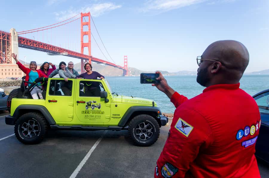 San Francisco: Private Highlights Tour Open-Top Jeep (max 6)