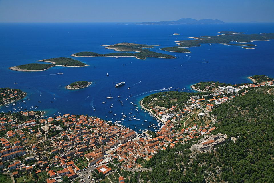 From Bra: Panoramic Flight over Bra, Hvar, olta, & Split - An Introduction to the Experience