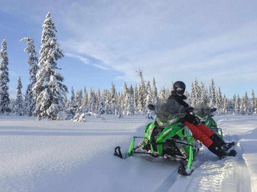 Wilderness Tour with Snowmobile & Ice Fishing