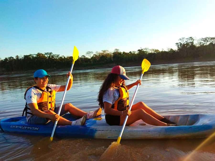 From Puerto Maldonado: 1 day Kayak + Monkey Island excursion