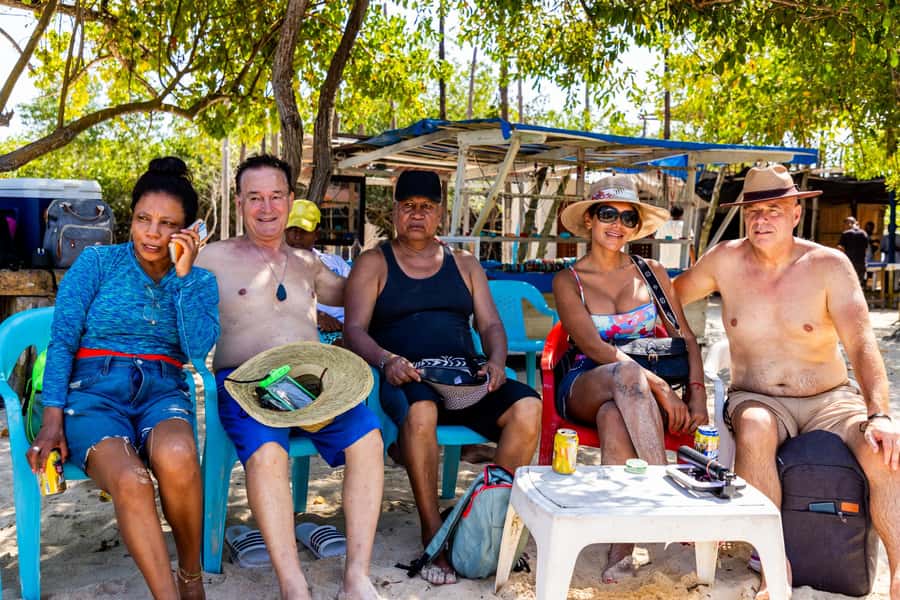 Rosario Islands -Barú : Agua Azul Beach, with lunch