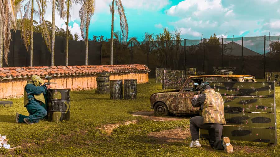 From Guatape: Pablo Escobar Mansion, Paintball & Boat Ride