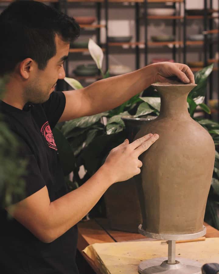 Pottery Class with Wheel Throwing and Hand Building