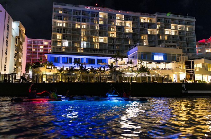 Glow Kayak Night Tour in Condado Lagoon