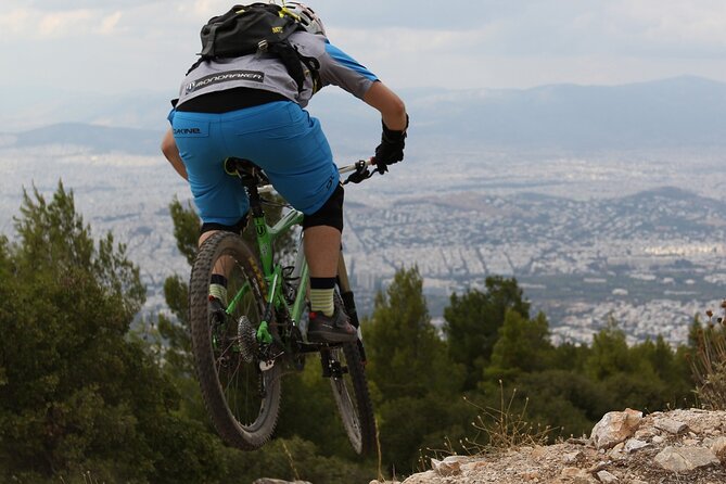 Private Mountain Bike,Trail Ride Tour Of Mount Ymittos, Athens.